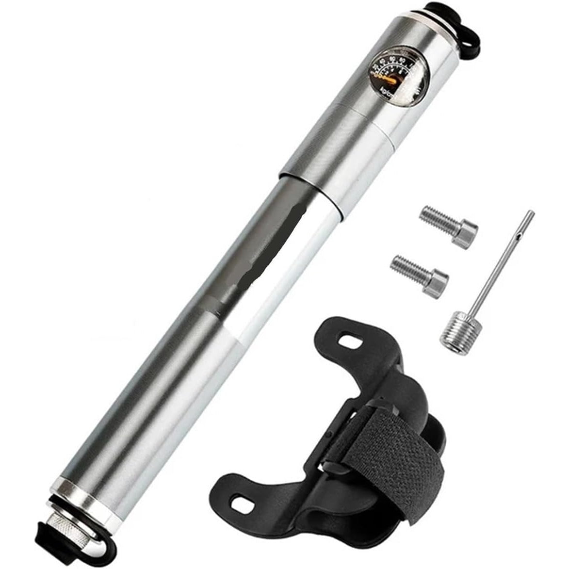 Ngbwenjun - Portable Hand Bicycle Pump With Gauge 120-300 Psi Presta S ...